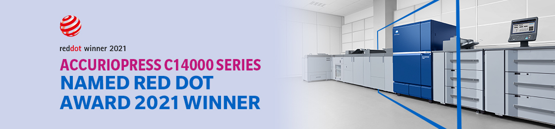 Konica Minolta’s AccurioPress C14000 Series named Red Dot Award 2021 ...