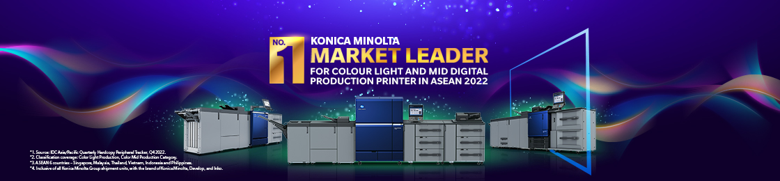 Konica Minolta is Named Market Leader for Colour Light and Mid Digital Production Printer in ...