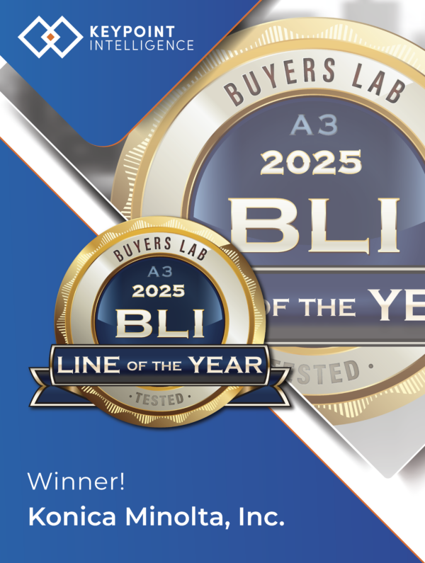 Konica Minolta wins A3 Line of the Year Award 2025 and four Pick Awards from Keypoint ...